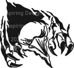 Eagle Ripping Vector | The Designers Vault